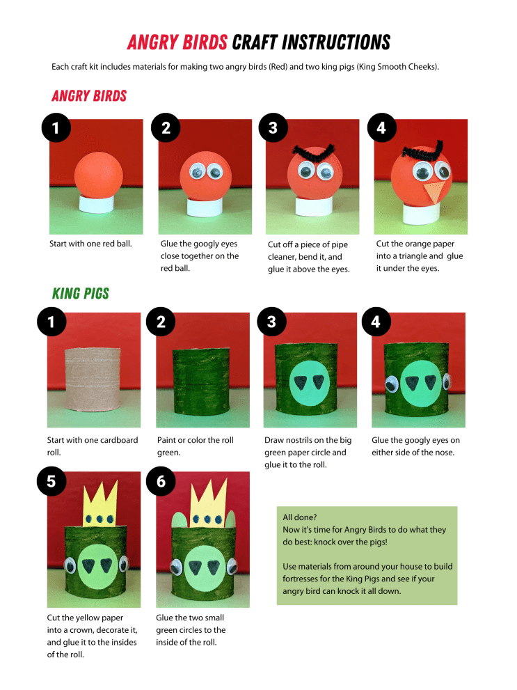 Angry Birds Craft